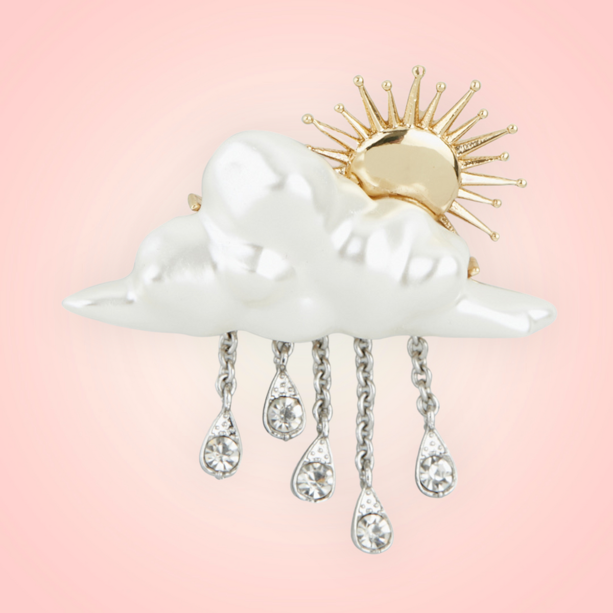 Cloud Drop brooch by Bill Skinner